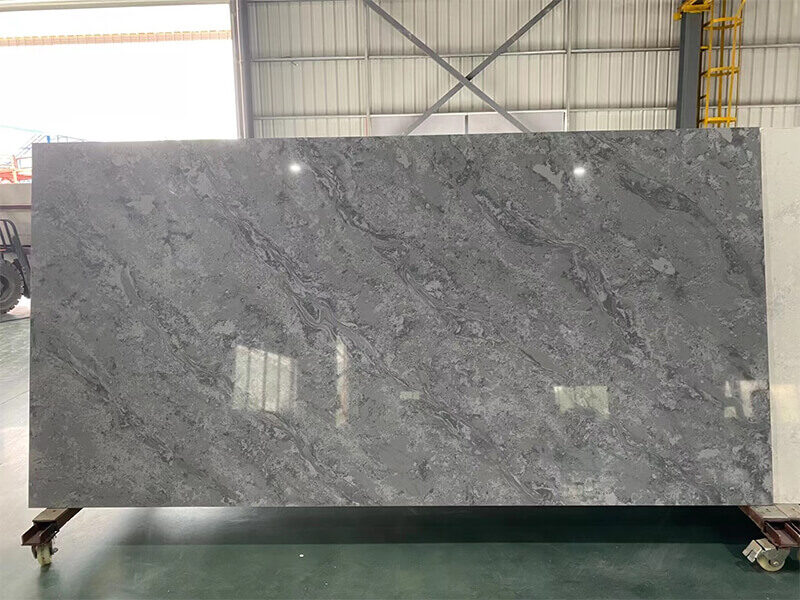 Babylon Gray Concrete Quartz | Della Terra Quartz Concrete Grey - LT Quartz